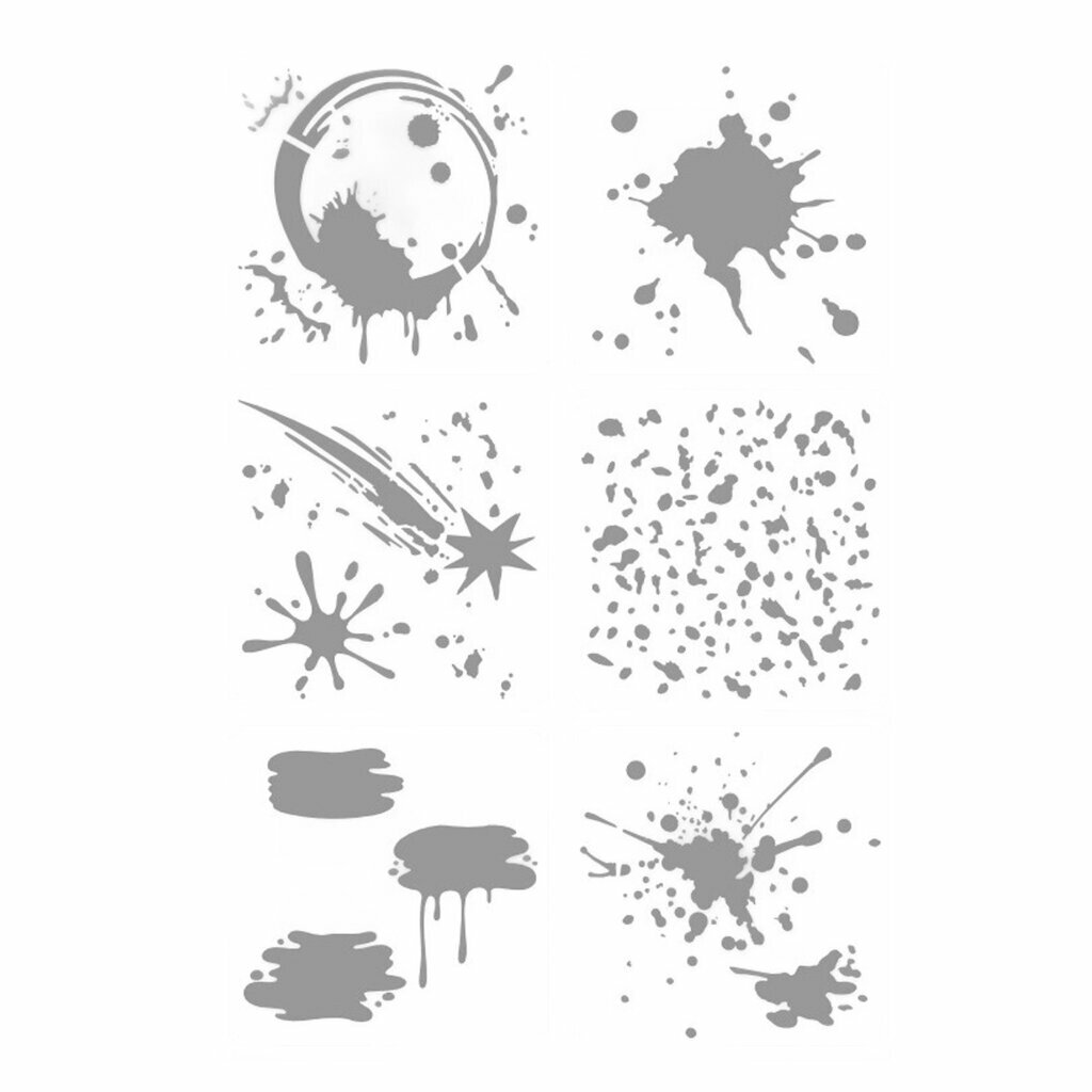 6 Шт трафареты с сердечками Выдалбливают трафареты для рисования шаблонов Принадлежности для рукоделия