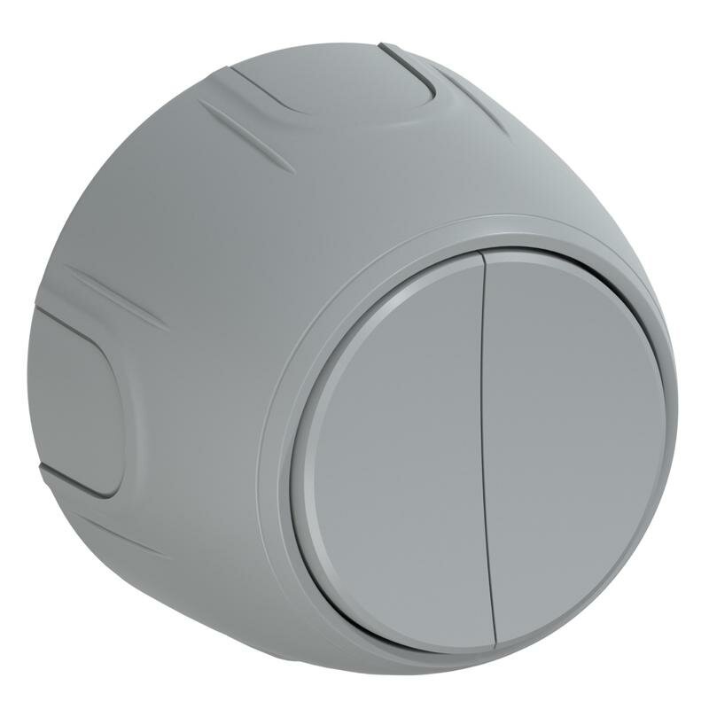 Выключатель 2-м Rotondo сер. OneKeyElectro 7700854