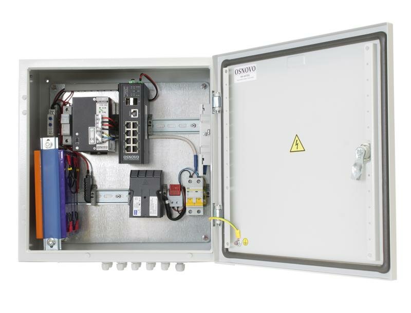 Коммутатор уличный управляемый (L2+) OS-44TB1(SW-80802/ILS(port 90Вт)) на 10 портов с термостабил. OSNOVO 13926