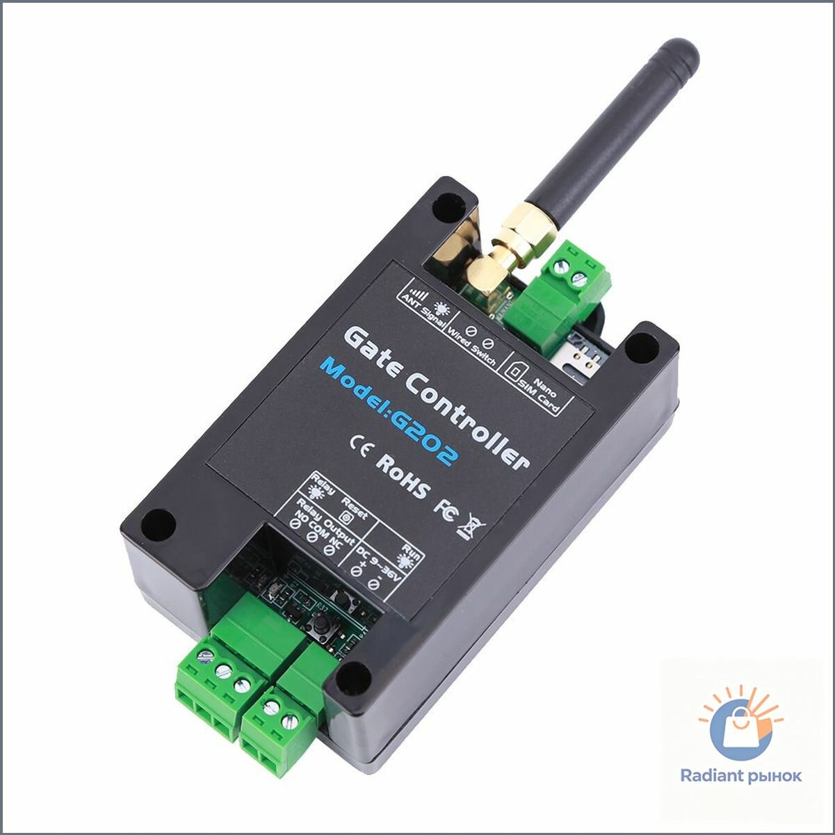 Беспроводной контроллер удаленного доступа 2G, релейный переключатель GSM ворот