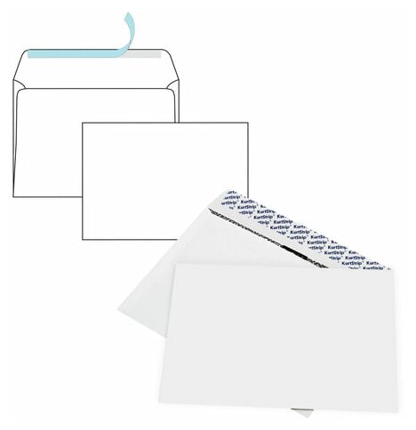 Конверты С4 (229х324 мм) SECURITY, отрывная лента, 90 г/м2, комплект 50 шт, внутренняя запечатка, 120180.50 (цена за 1 ед. товара)