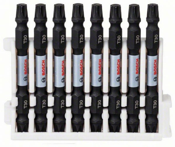 Упаковка бит для шуруповерта Bosch Impact Control, 8 шт. 65мм, T30