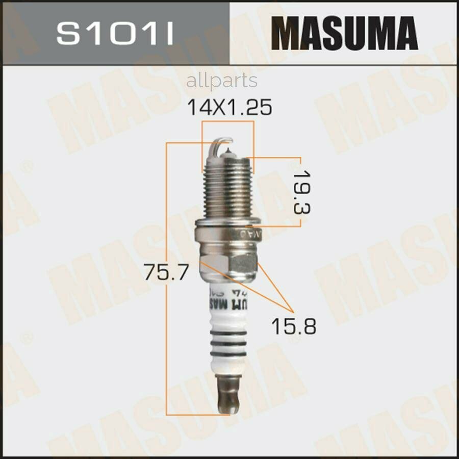 MASUMA S101I свеча зажигания! IRIDIUM IK20\ Toyota, MMC, Nissan, Honda, Mazda, Subaru, Lexus, Suzuki