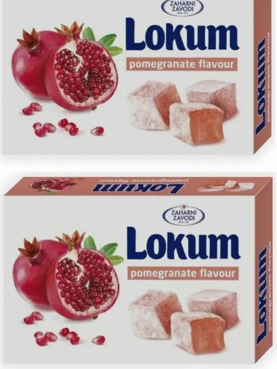 Лукум Гранат 140 гр (3 шт) Болгария