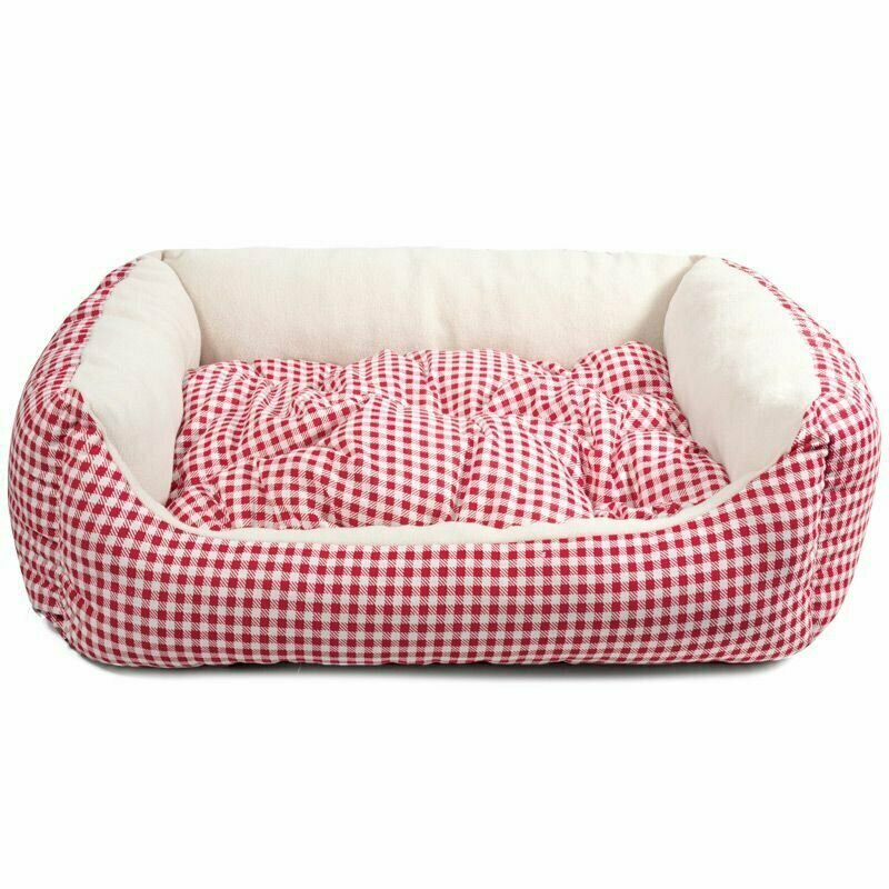 Лежанка GAMMA "Кантри макси" красная, 520*450*170мм