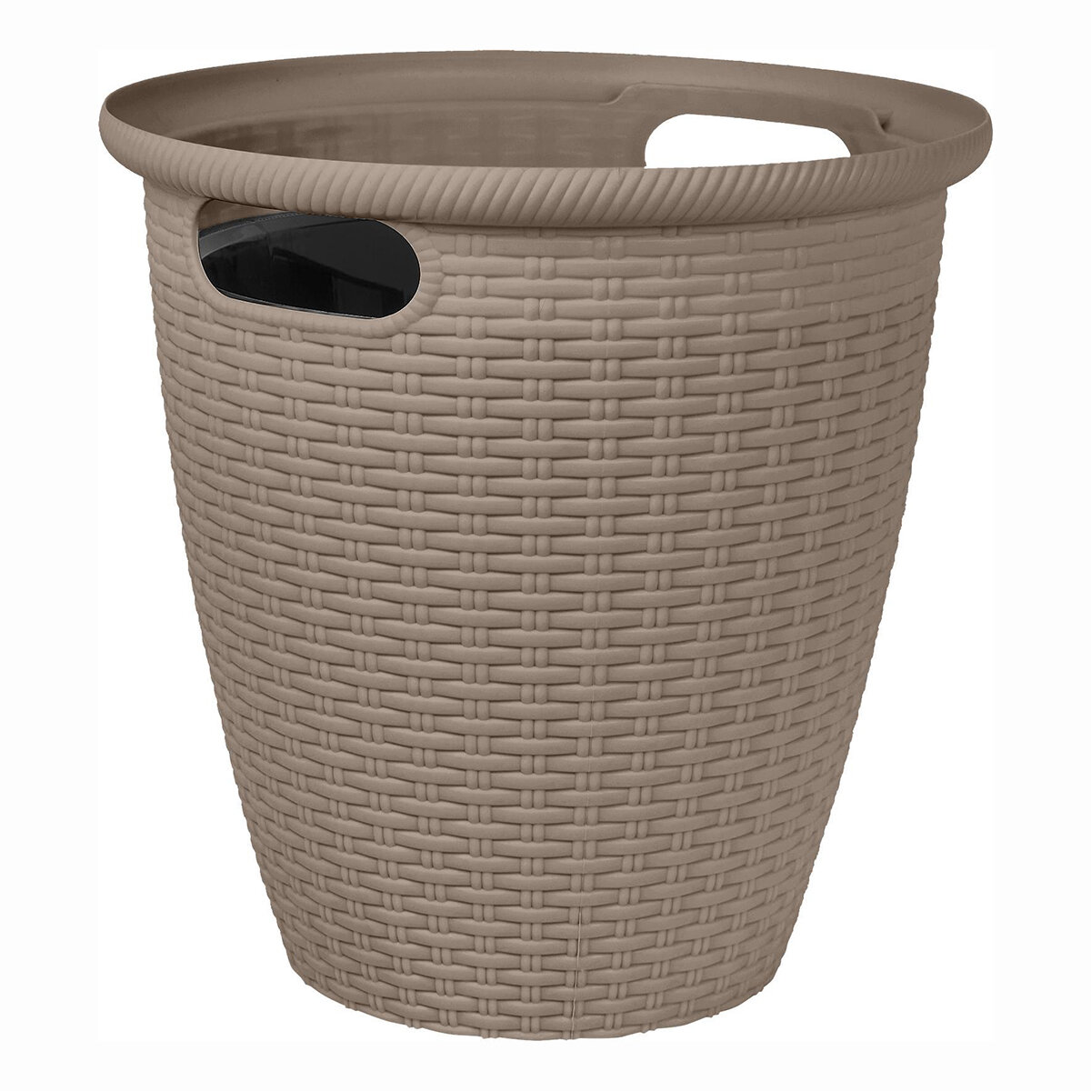 Кашпо напольное InGreen Rattan, с внутренним горшком, 10 л, французский платан