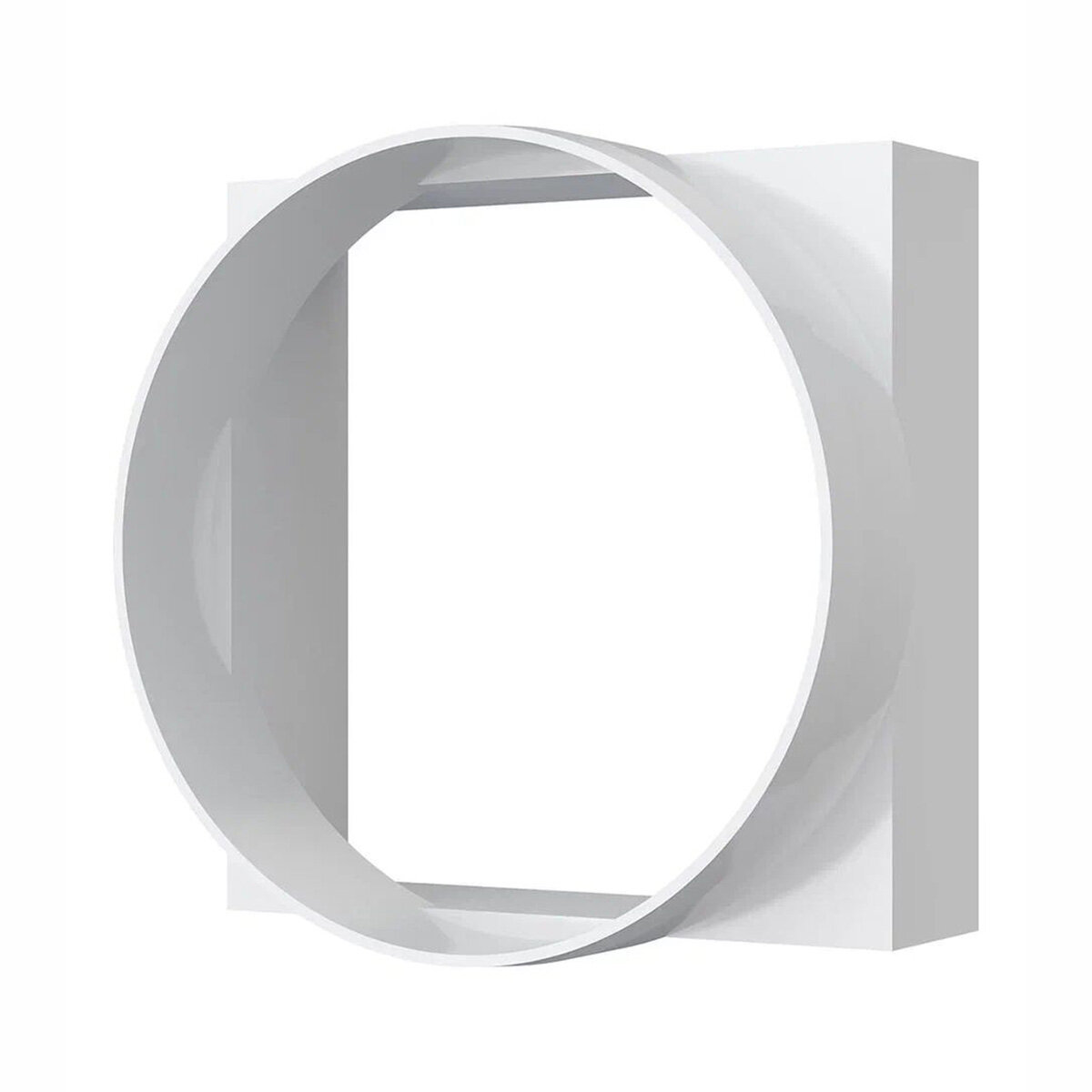 Соединитель круглых каналов Era 09КВ, d 100/90 x 90 мм, пластик