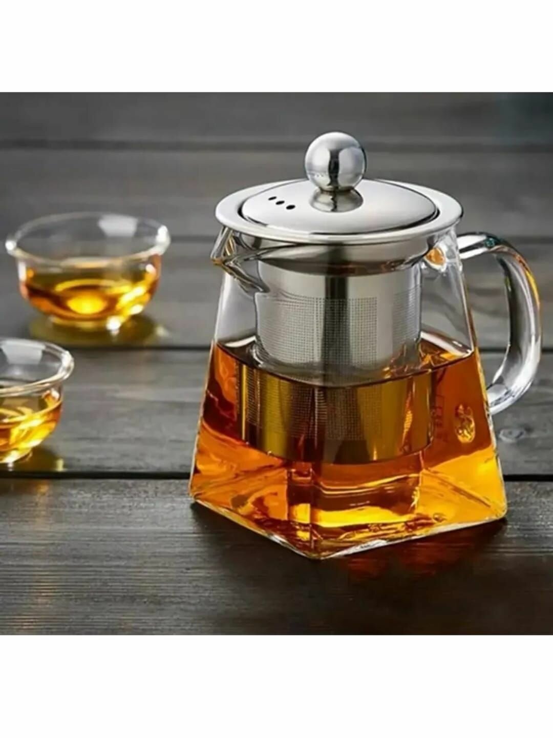 Заварочный чайник из термостойкого стекла