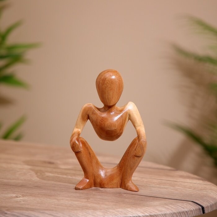 Фигурка «На чиле», 17 см, дерево