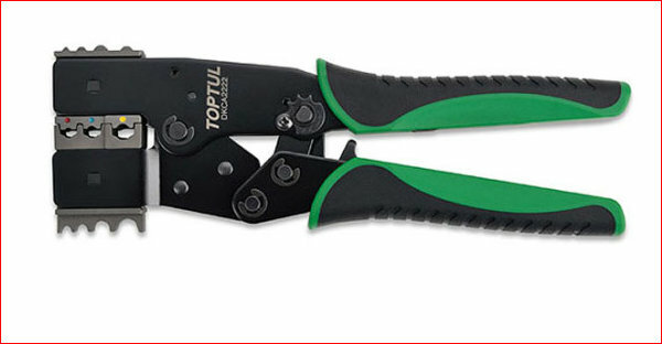 Клещи обжимные трещоточные 2в1 TOPTUL трещоточные 2в1 TOPTUL ROTAR MACHINERY DKCA2222