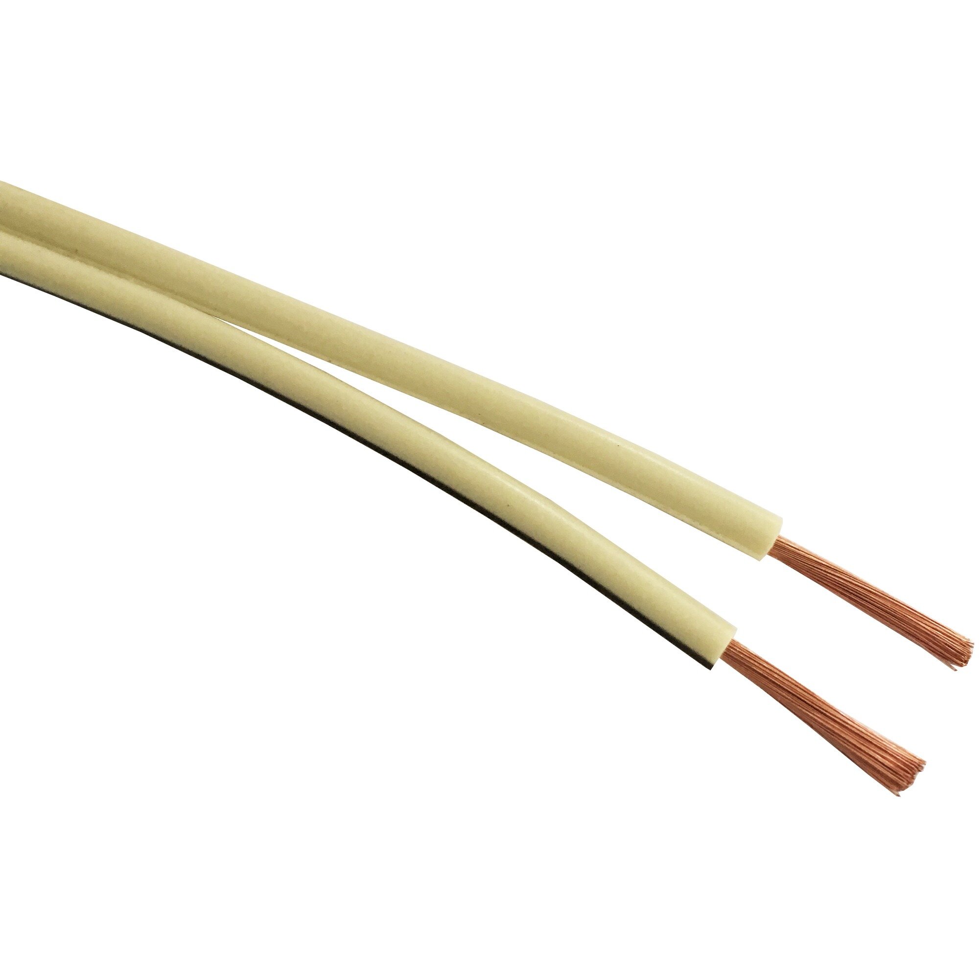 Кабель акустический с катушки двухжильный MT Power 89506030 Luxe Master Speaker Wire 2/18 AWG White, 1 м