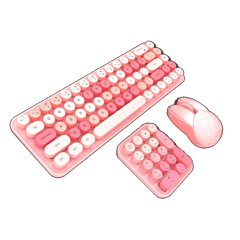 Клавиатура MOFII Ferris Hand, беспроводная, 2.4G, розовая