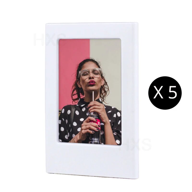 Магнитные фоторамки для Fujifilm Instax Mini 5pcs All White