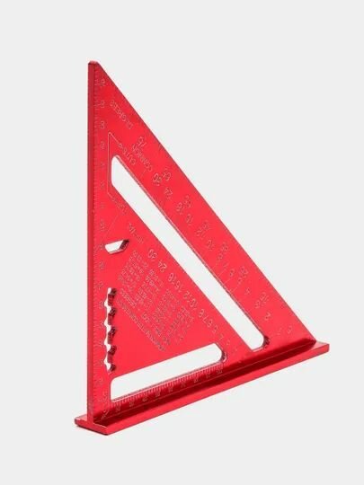 Линейка/угольник Свенсона строительный, металлический. Угольник столярный, метрический