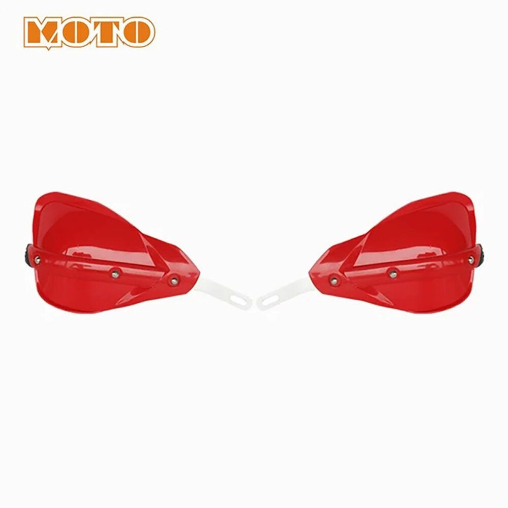 Защита рук для мотоцикла MOTO Racing H-14 красная, алюминиевые крепления.