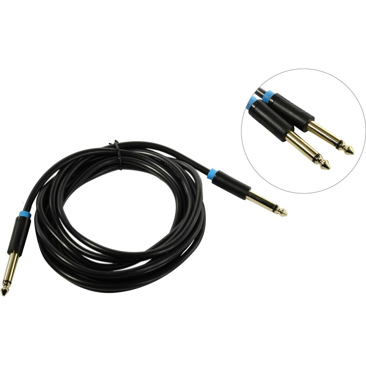 Vention Кабель Jack6.3-M --> Jack6.3-M 3м