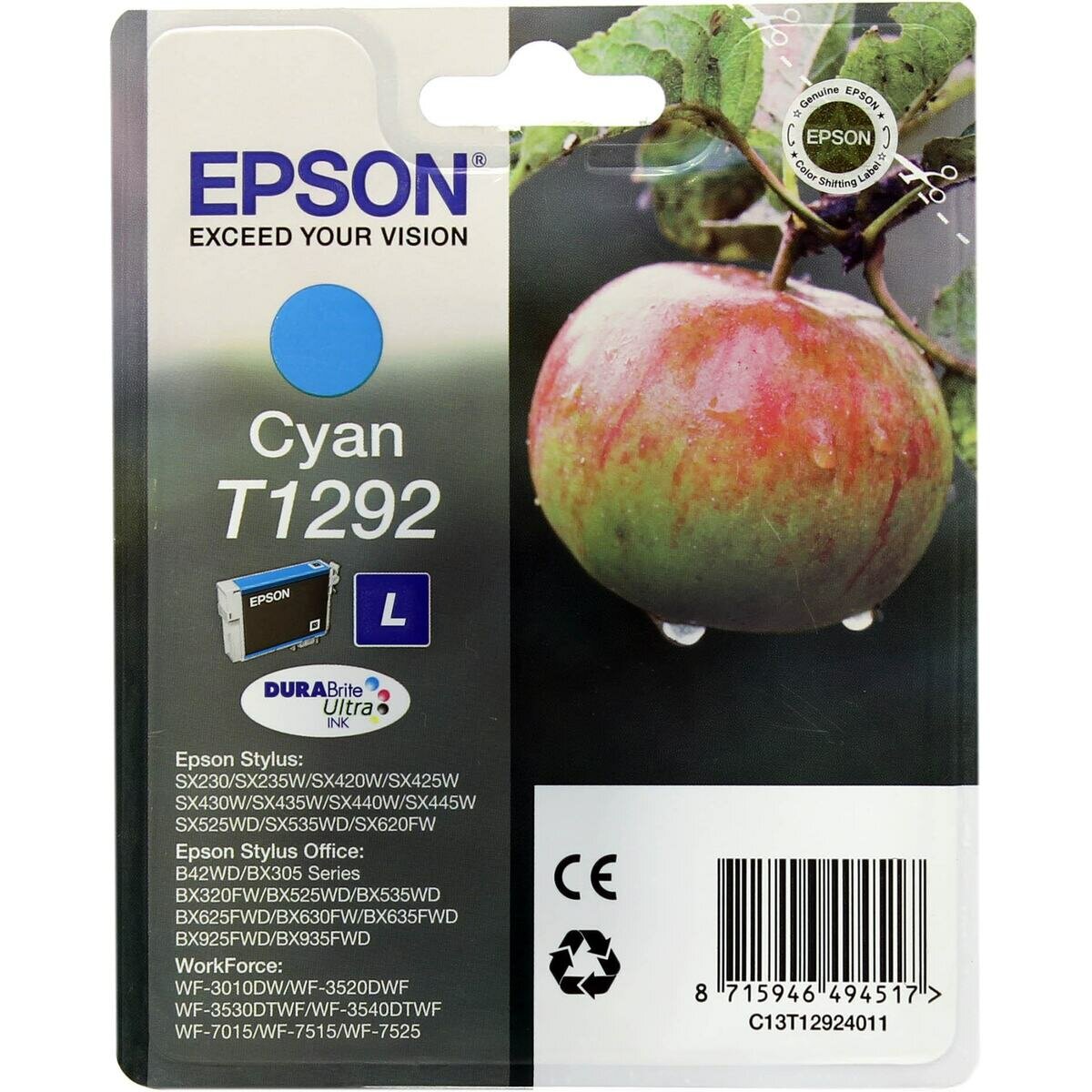 Epson T1292 (голубой экономичный)