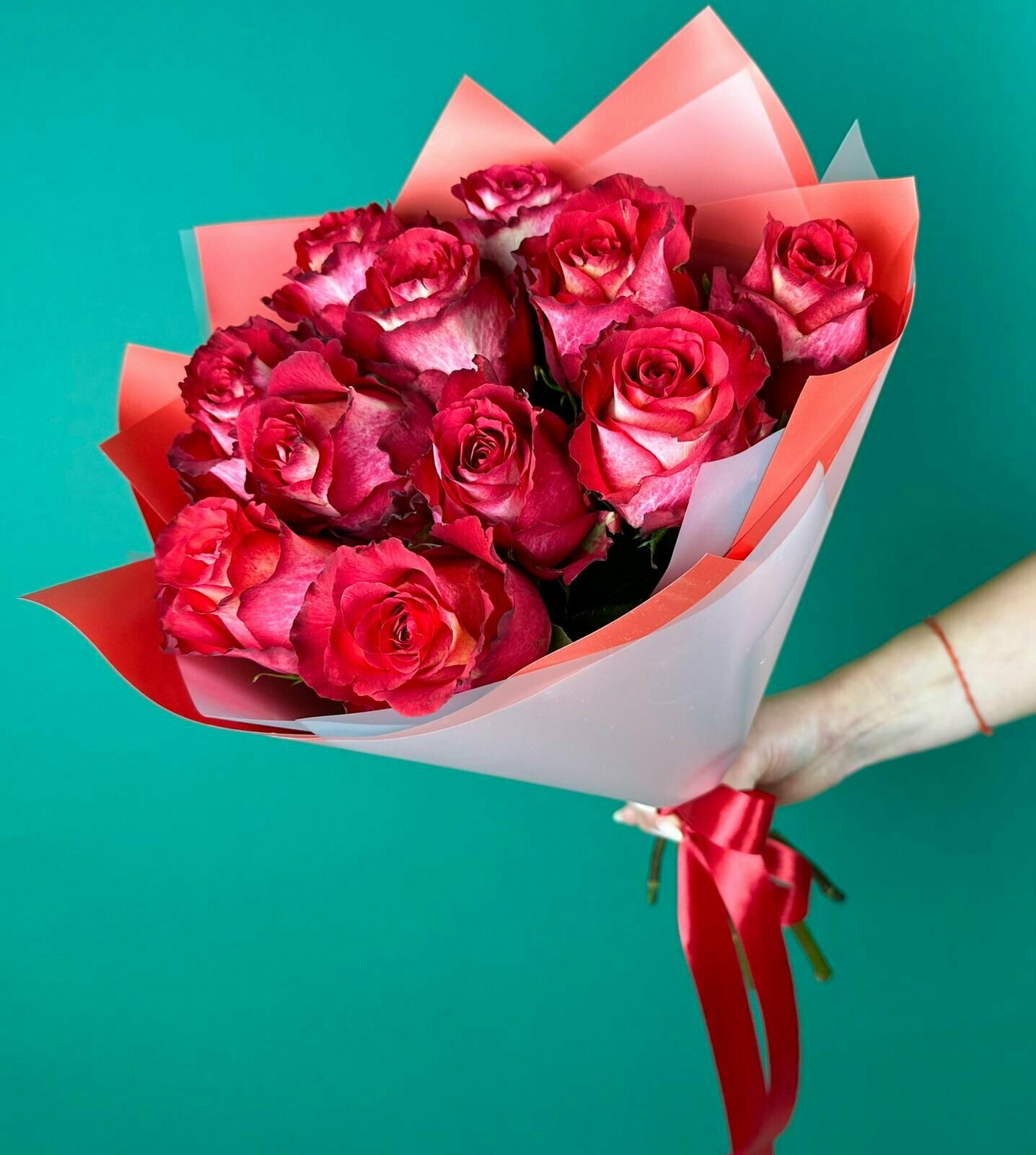 Букет цветов из 11 эквадорских роз Игуазу