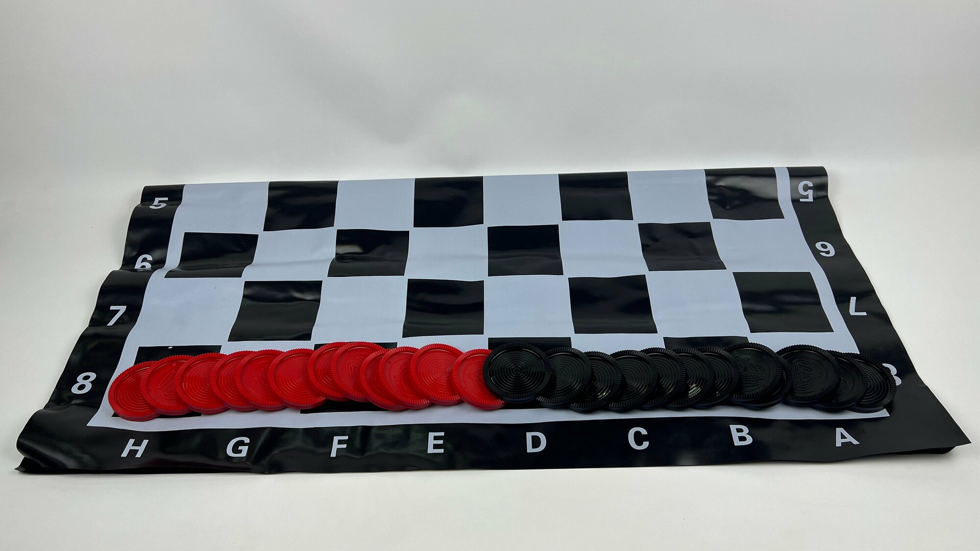 Шашки садовые с виниловой доской c чехлом. (90х90 см)