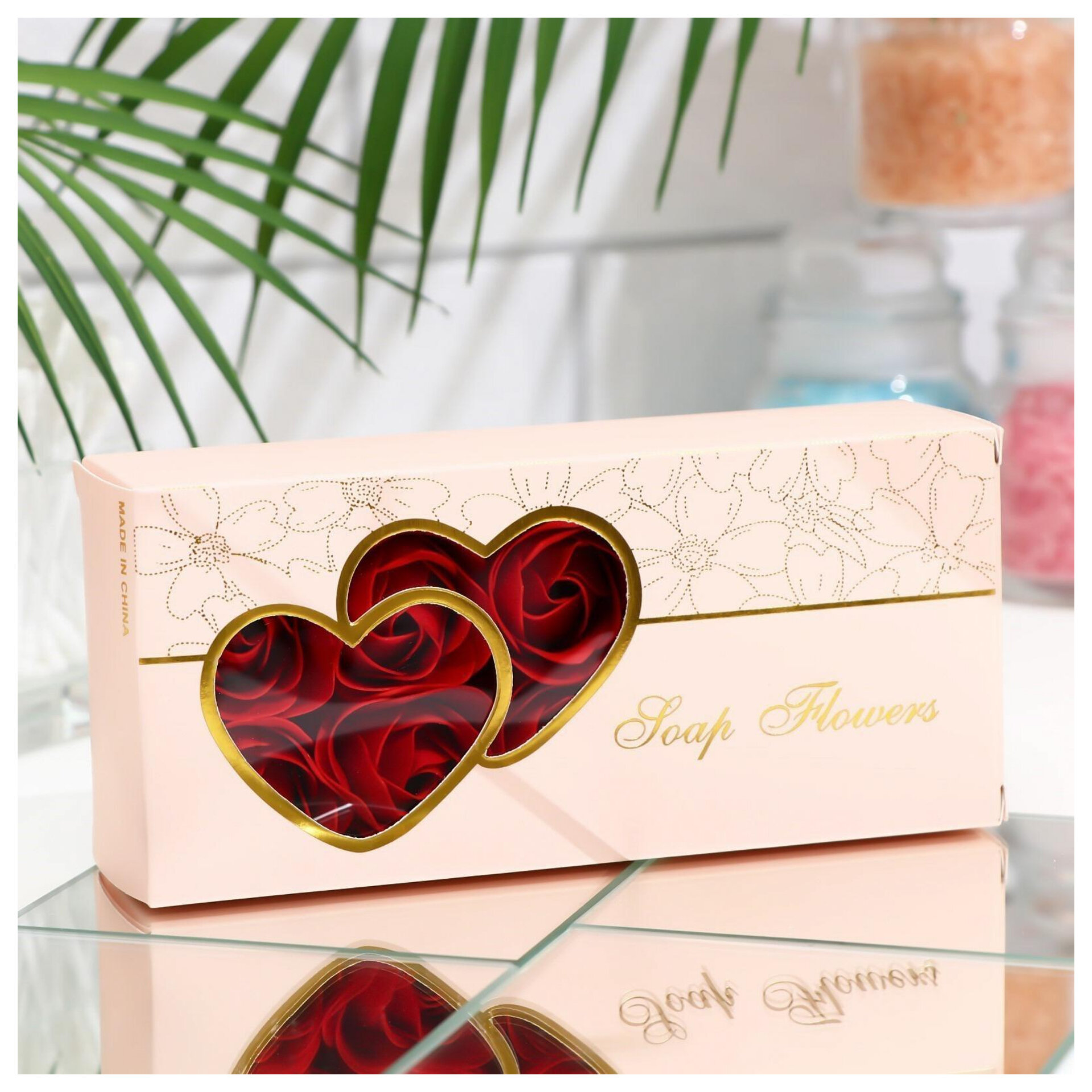 Подарочный набор мыла «Красные розы»
