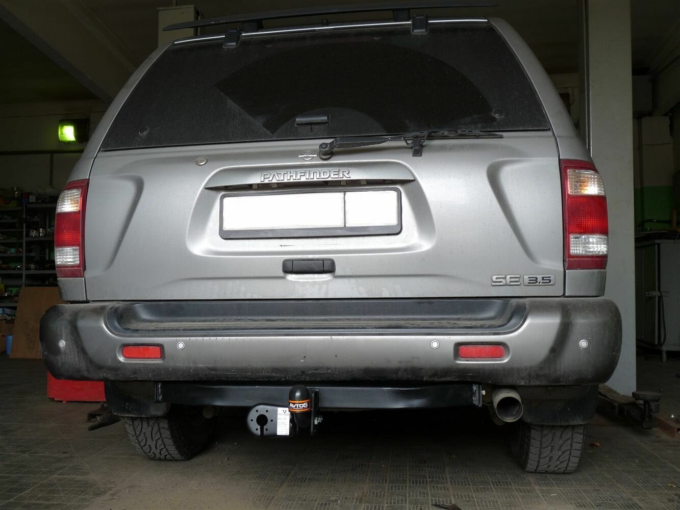 Фаркоп для Nissan Pathfinder R50 SUV 1996-2004гг. (без электрики) (паспорт и сертификат) AvtoS. NS18