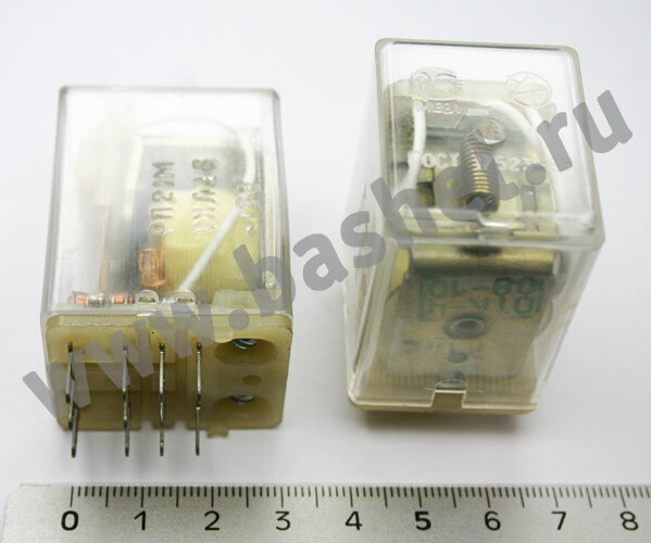 РП21-003-УХЛ4-12~, Реле, (упр:12В/AC, комм: 5A/250В/AC, 3NO/3NC, R-coil:12Ом)