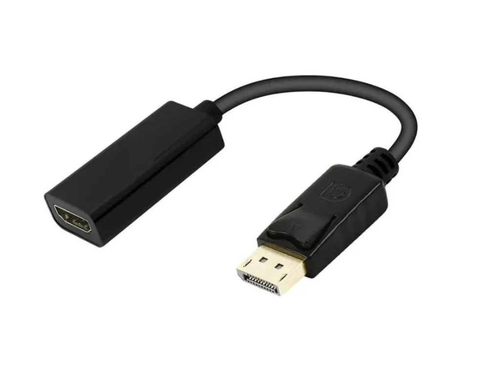Конвертер DisplayPort (DP) -- HDMI, черный