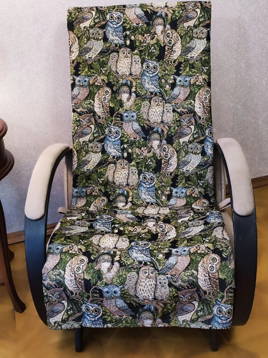 Дивандек - накидка на кресло "Сова" 80 х 200 см + Подарок