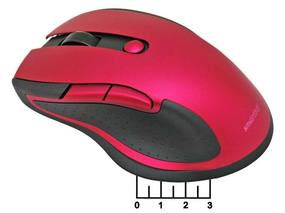 Мышь компьютерная USB беспроводная Smartbuy SBM-508AG-I (бордо)