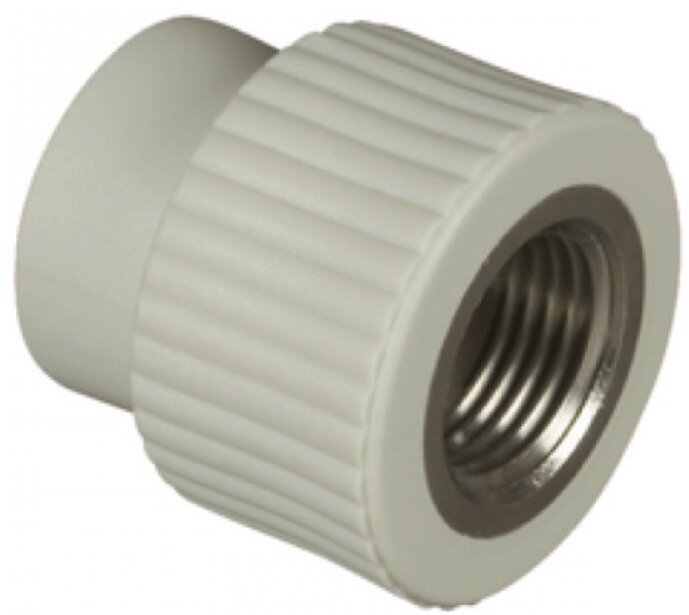 Муфта комбинированная Tebo 016020406 25х3/4" c внутренней резьбой, серая