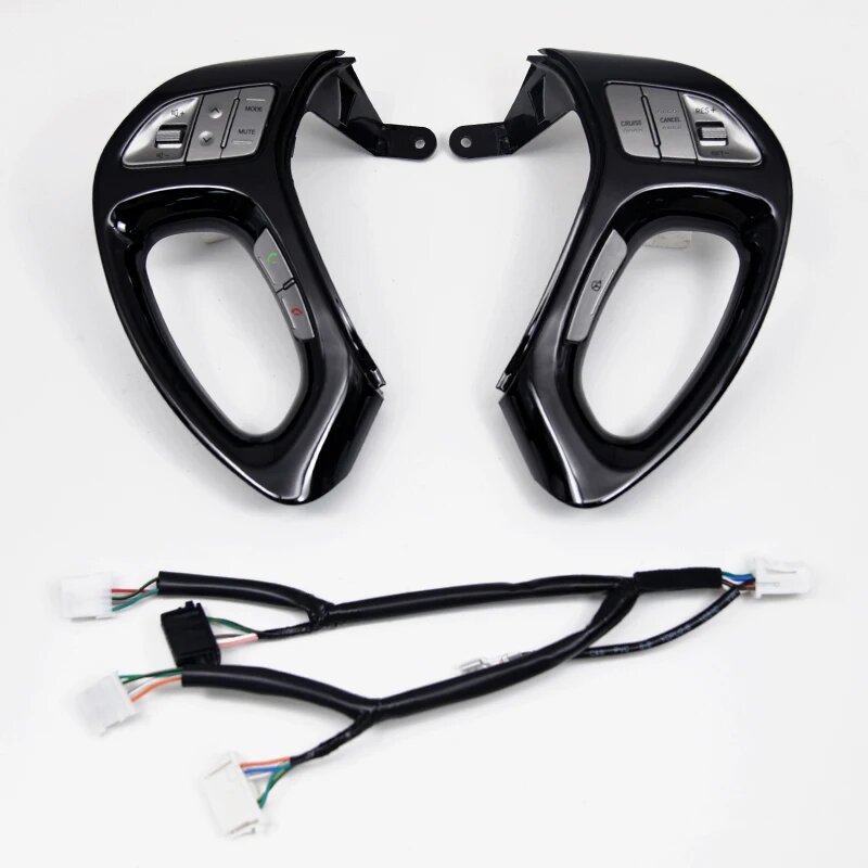 Для Hyundai ix35 Tucson автомобильные кнопки круиз-контроля на руле, просто набор многофункциональных кнопок без чехлов