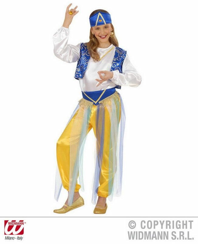 Костюм Принцесса восточная WIDMANN, полиэстер, для девочек 8 - 10 лет. , 100%, белый