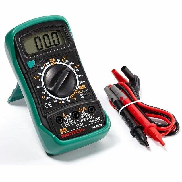 Мультиметр DT-830L, ACV/DCV, DCA, 200-2М , прозвон, подсветка