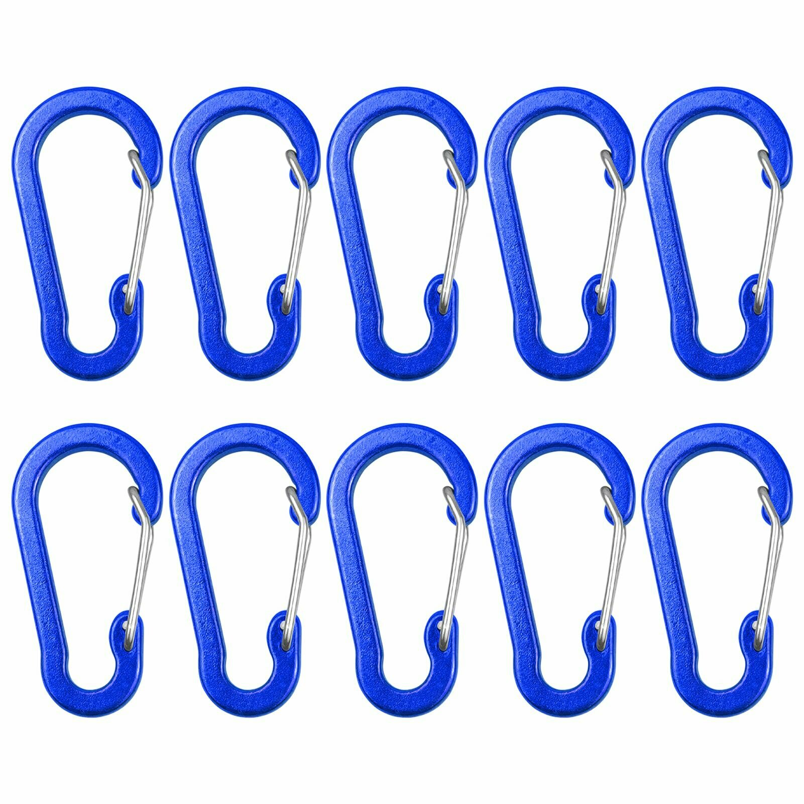 Мини-карабины из алюминиевого сплава, D-образные кольца для брелоков, походов, рыбалки, походов, аксессуаров для снаряжения для активного отдыха