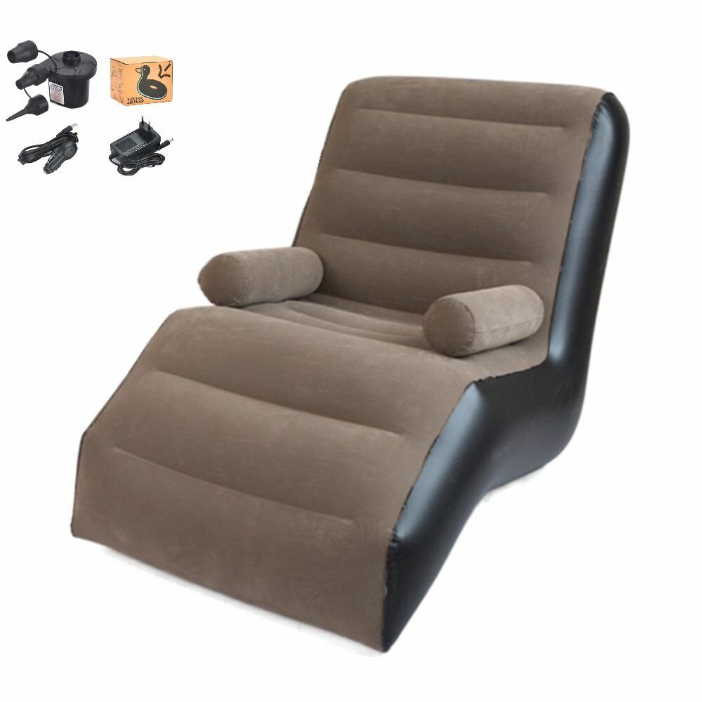 Надувной диван для ленивых, воздушный насос двойного назначения для автомобиля и дома, комплект для ремонта