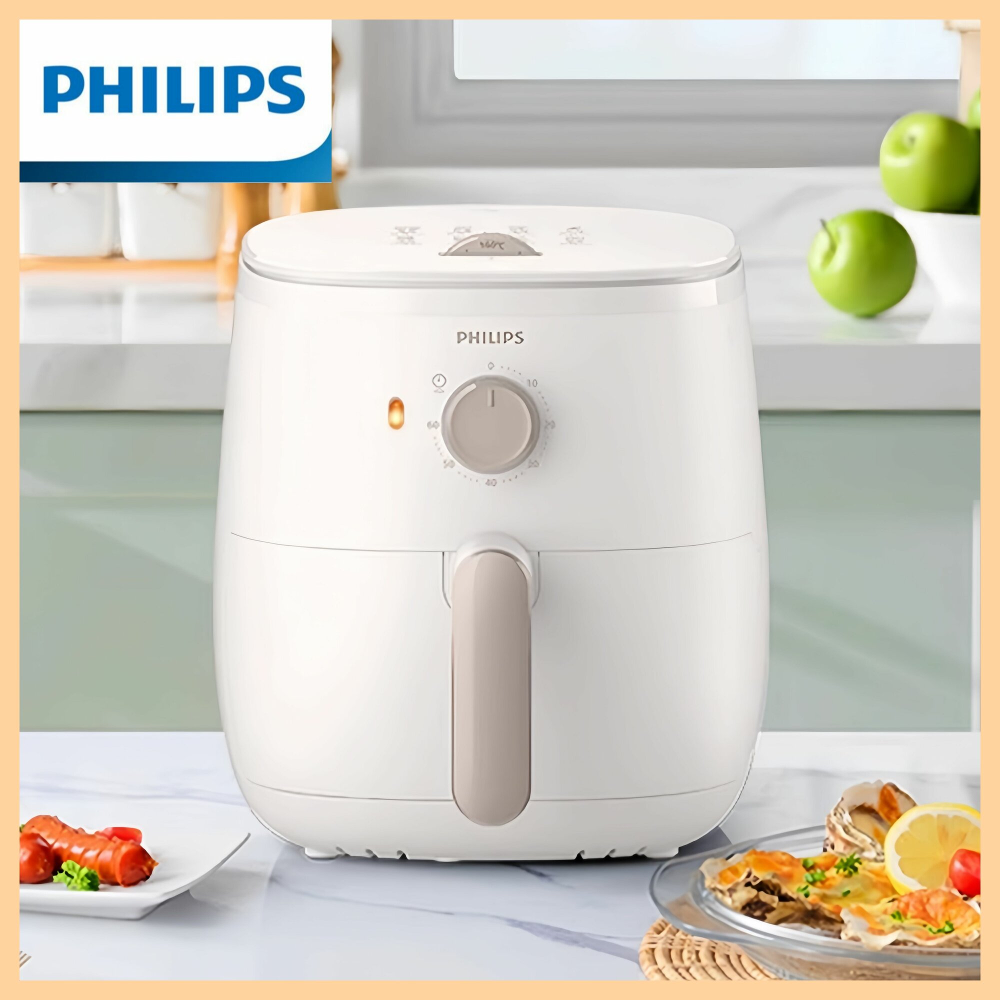 Аэрогриль Фритюрница Philips HD9100, черный