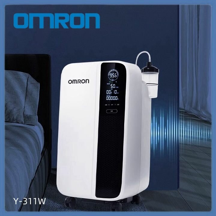 Omron Концентратор кислорода объемом 3 литров (1-3 литров в минуту), кислород для дыхания, портативный, >90%, Y-311W