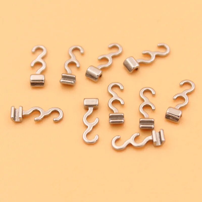 Ортодонтическая кнопка LISM металлическая 10 шт C10Pcs right side