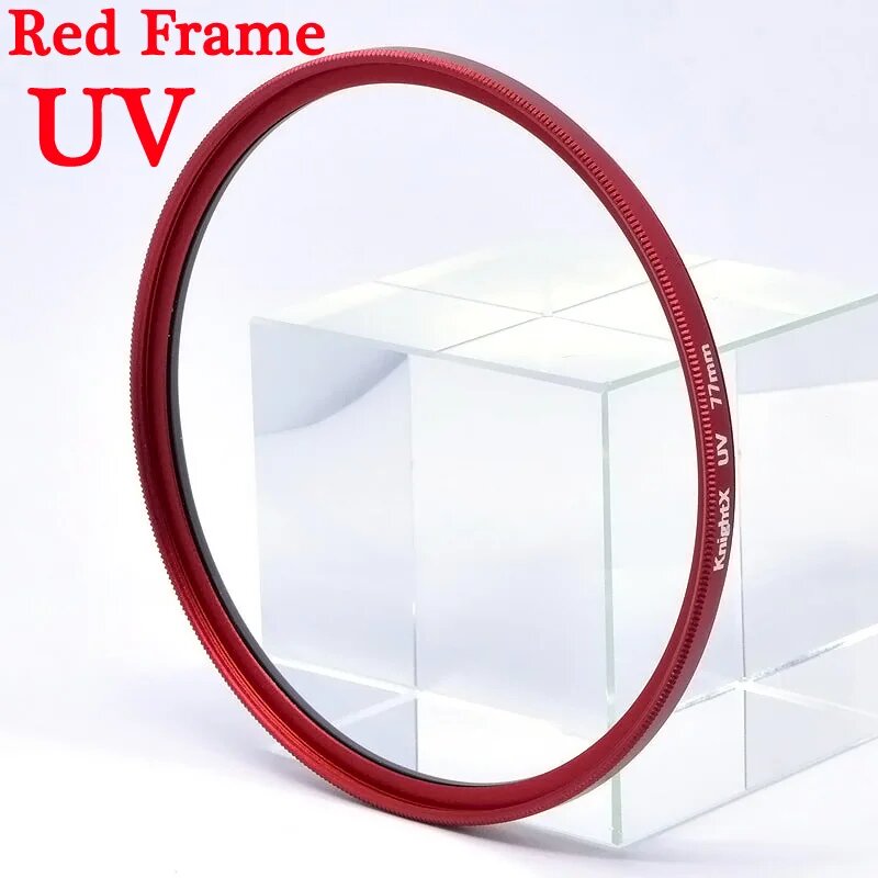 KnightX UV фильтр 77 мм, Red Frame UV
