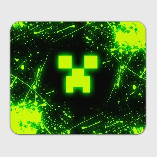 Майнкрафт: токсичный Крипер Коврик для мыши