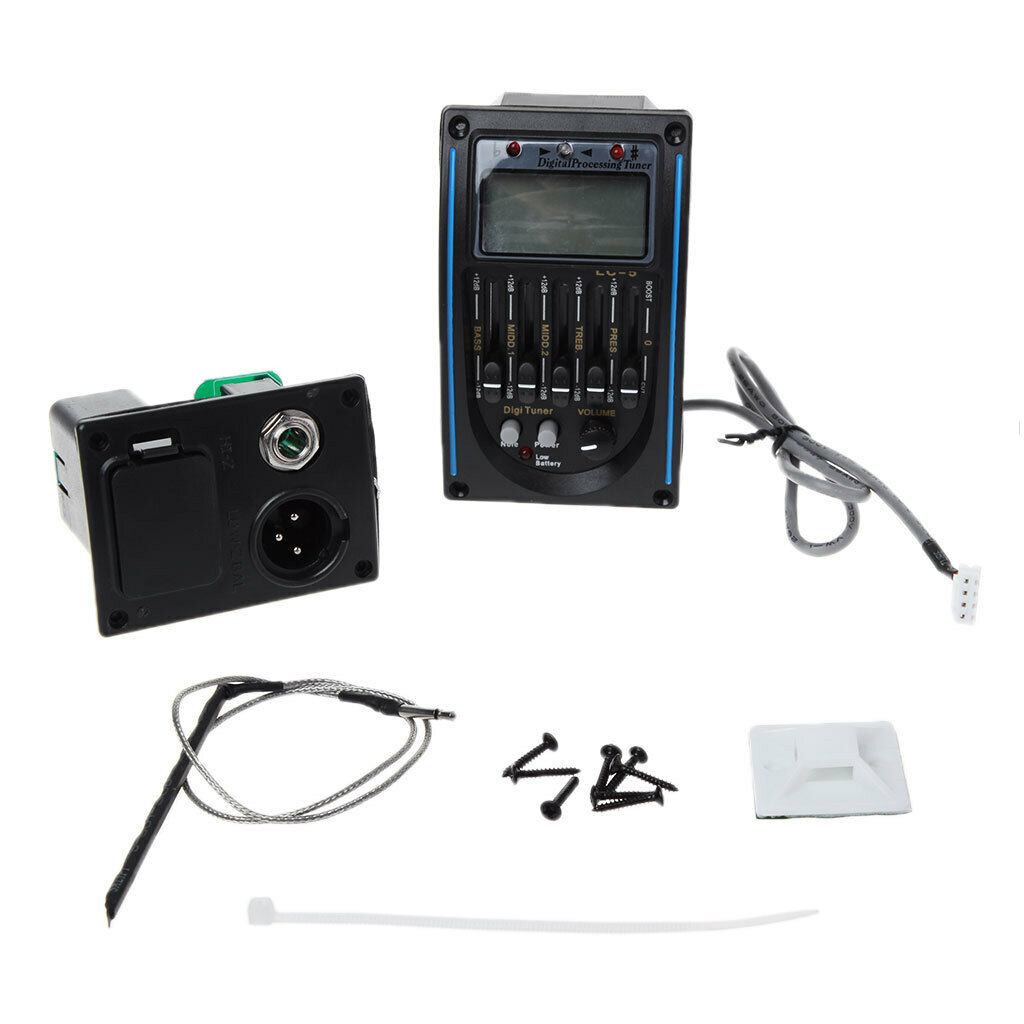 Преамп EQ Эквалайзер 5 Банд для Акустической Гитары