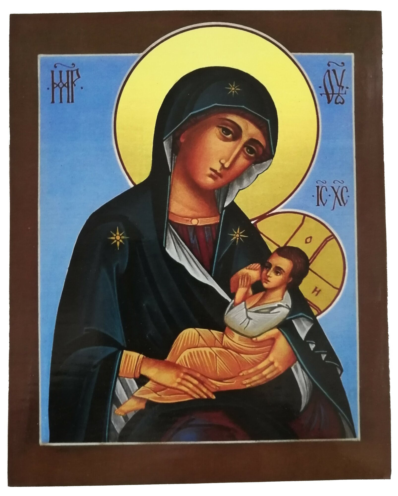 Икона Божьей Матери Млекопитательница православная икона