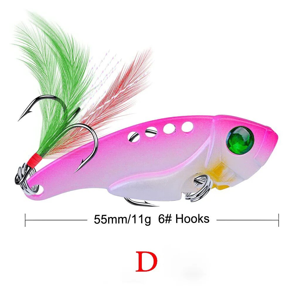 SANMO блесна ложка для щуки 55 мм 11 г 8 цветов Розовый, D