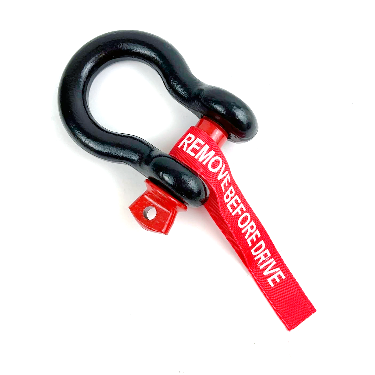 Шакл для крепления буксирного троса и блоков лебёдки (серьга) 23 мм (7/8") до 6,5 тонн "RedBTR"