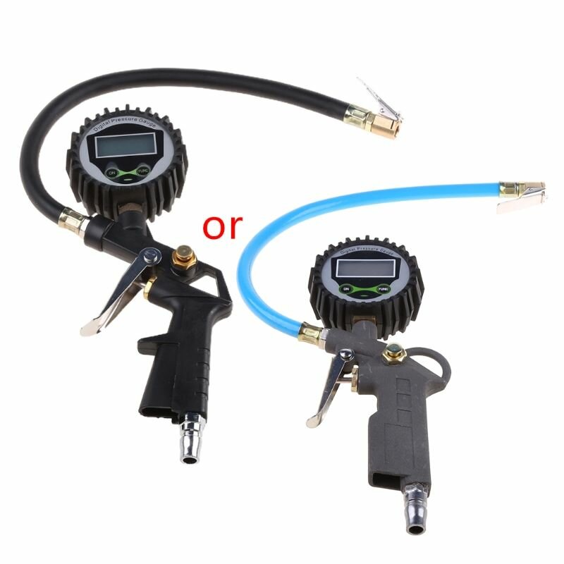 Цифровой автомобильный грузовой автомобильный манометр для накачивания шин с ЖК-дисплеем, тестер транспортного средства