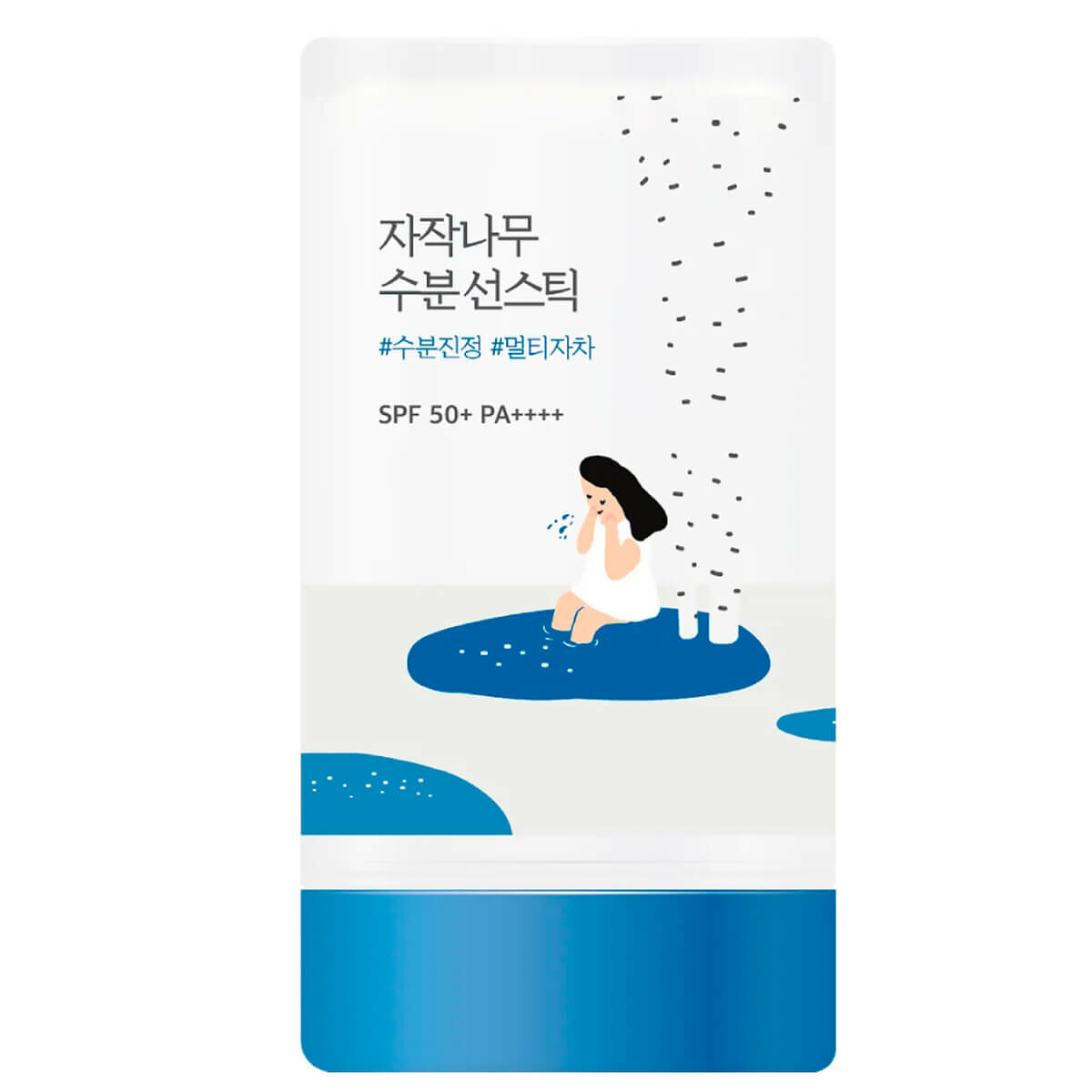 Увлажняющий солнезащитный стик березовый сок spf 50+, 19г, Round Lab