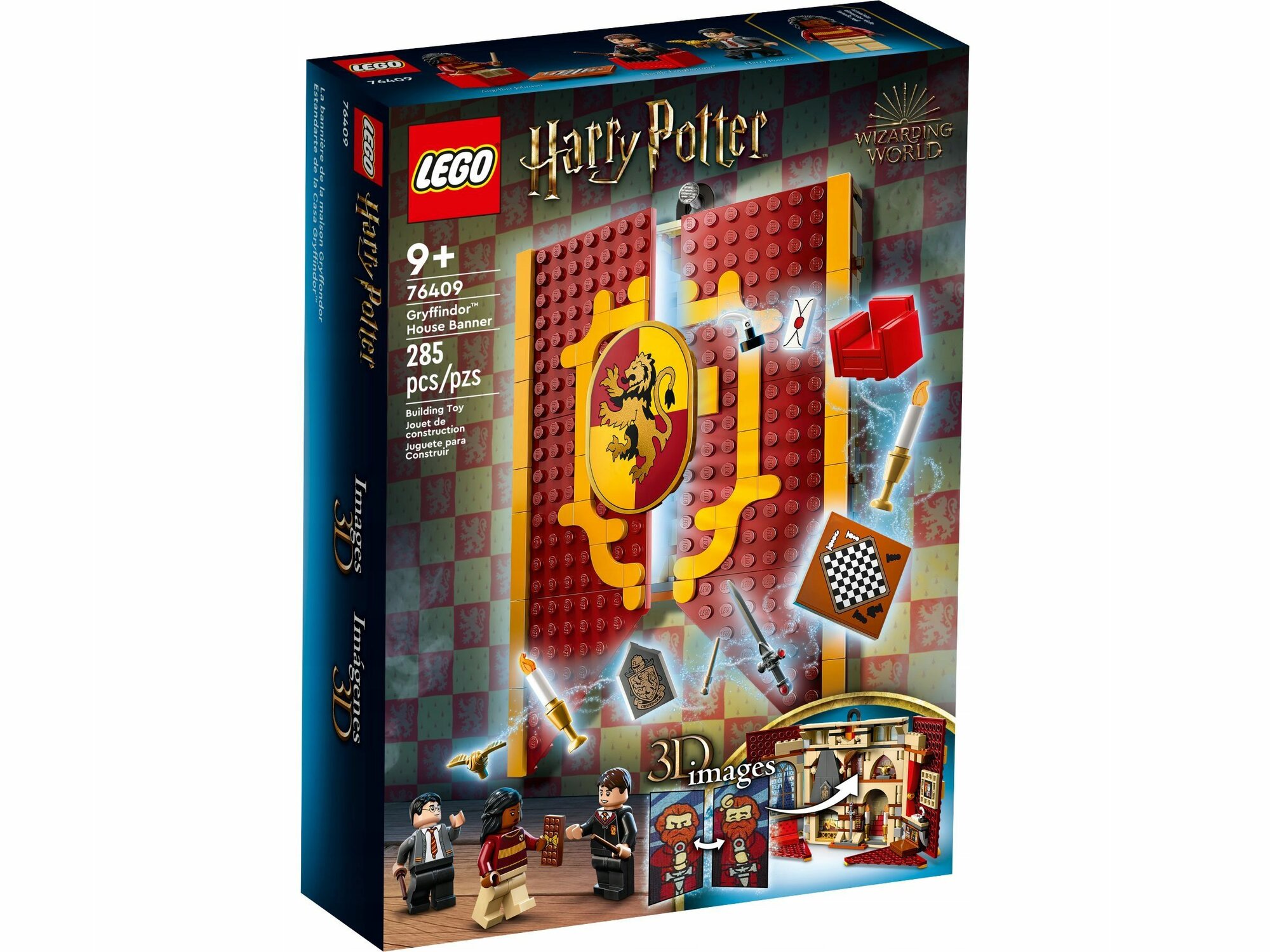 Конструктор LEGO Harry Potter - Флаг Гриффиндора Комната замка Хогвартс - Лего Гарри Поттер 76409