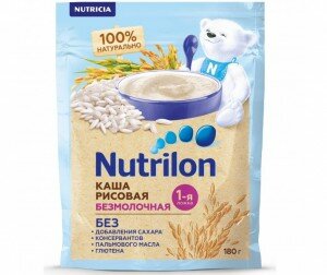 NUTRILON безмолочная рисовая каша 180,0