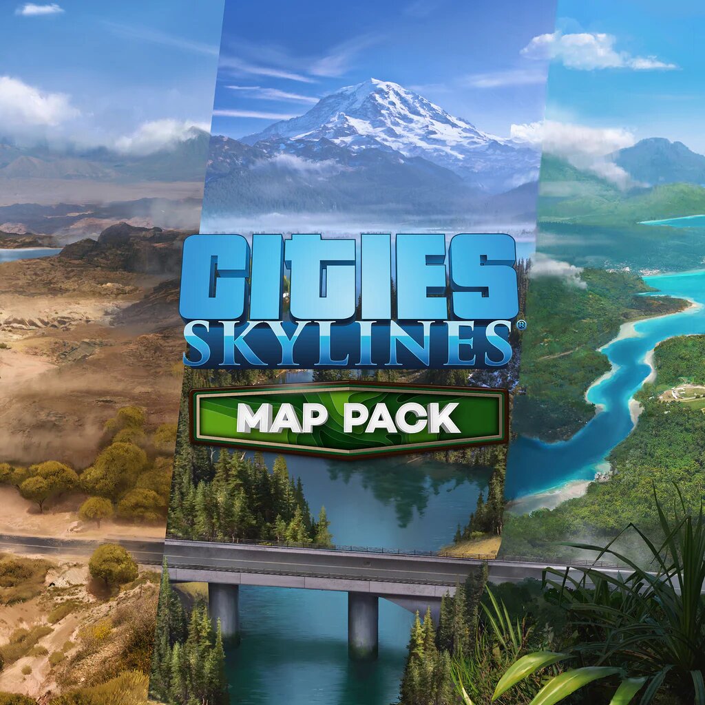 Дополнение Cities: Skylines - Content Creator Pack: Map Pack, цифровое издание PlayStation 5, регион Турция / код пополнения баланса