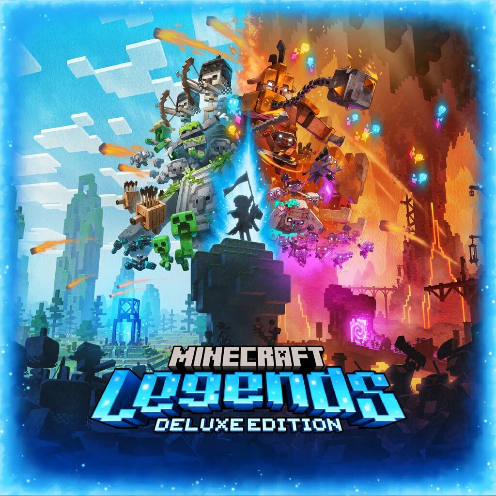 Minecraft Legends Deluxe Edition для PlayStation | Индия | Цифровой код активации